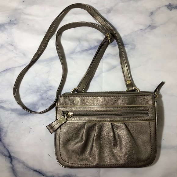 Relic | Bags | Relic By Fossil Metallic Bronze Crossbody Purse | Poshmark